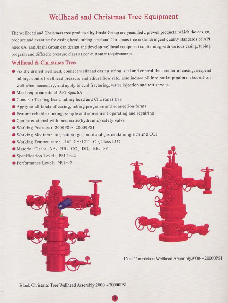 Wellhead & Christmas Tree Equipment – Raymonds Supply Co. Ltd.